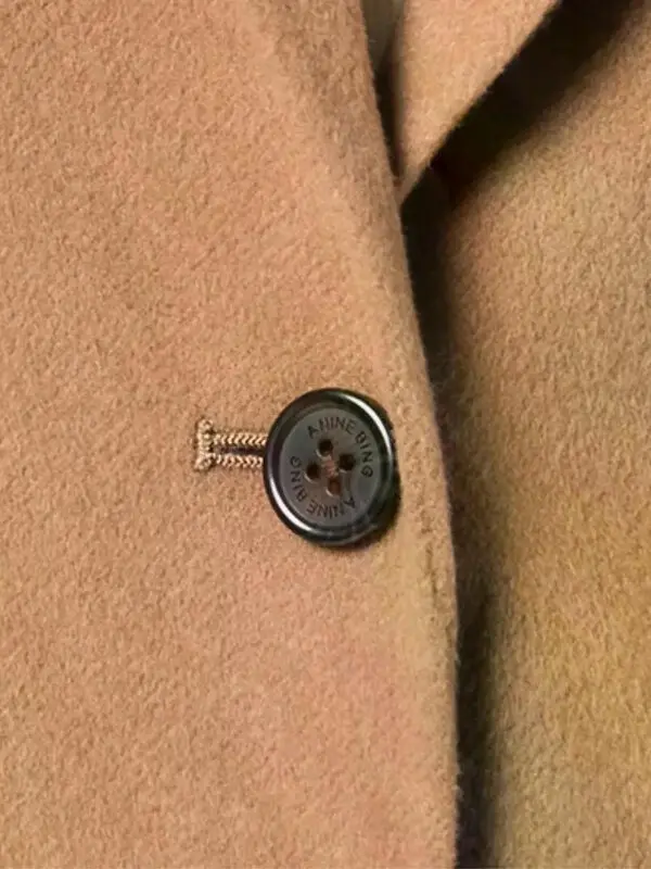 ANINE BING Notched-lapels Button-up Jacket