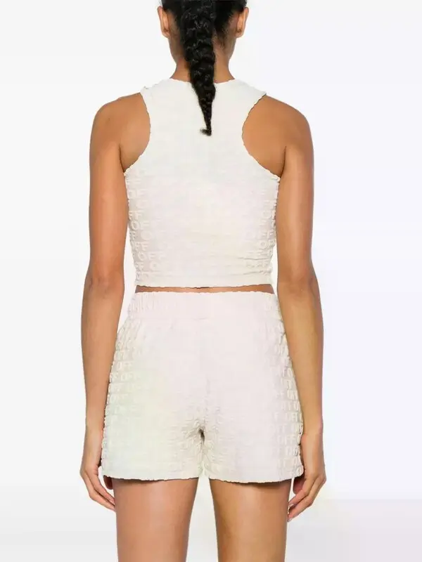 Off-White Rowing Terry-cloth Crop Top