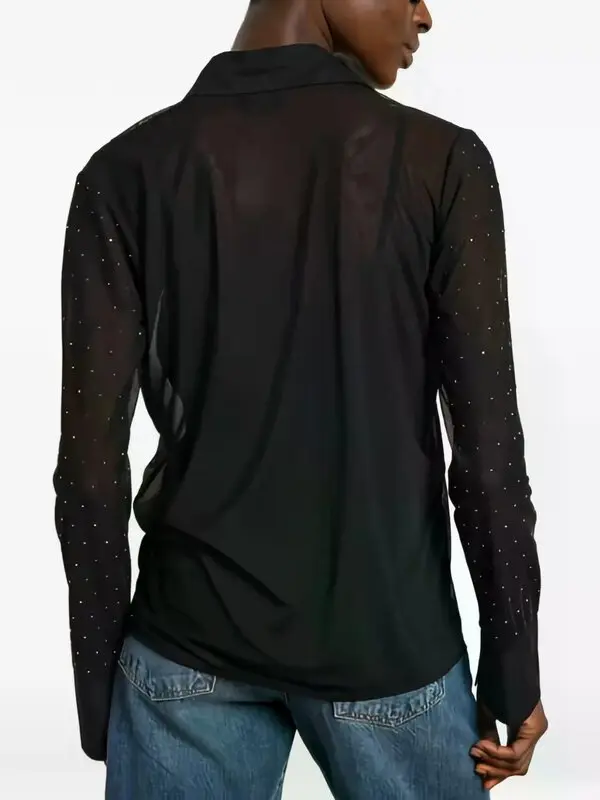 Liu Jo Tulle Shirt With Gemstones