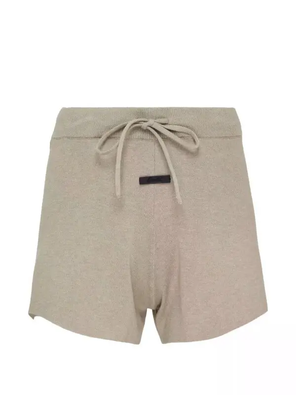 Fear Of God Essentials Drawstring-waist Shorts - Grey