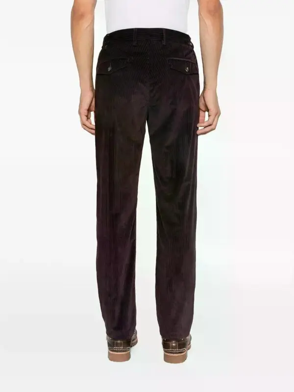 Eleventy Pleated Corduroy Trousers