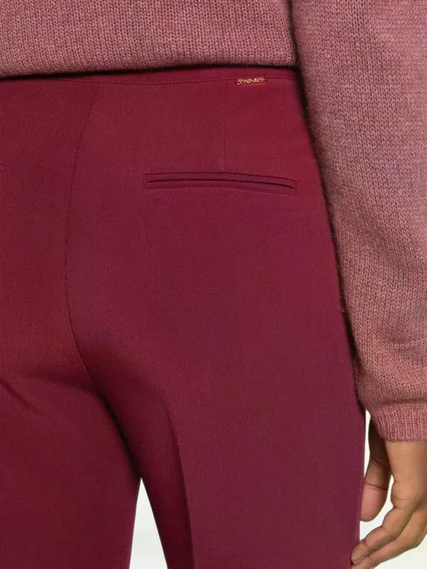TWINSET Pressed-crease Wide-leg Trousers
