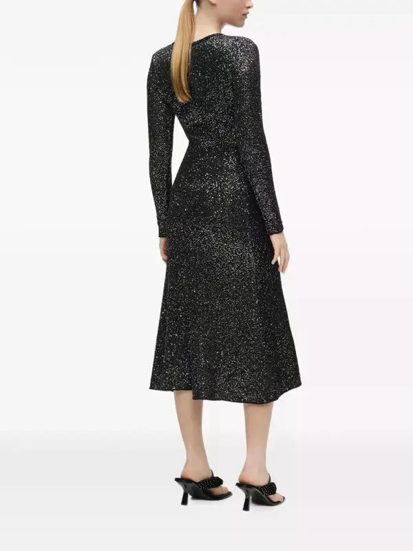 Karl Lagerfeld Sequin Knitted Dress