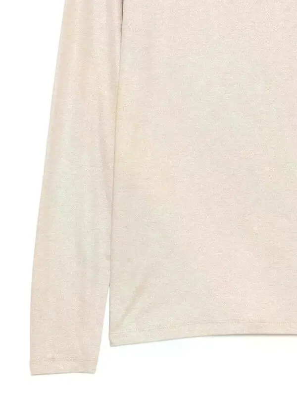 Majestic Filatures Metallic Long-sleeve Top