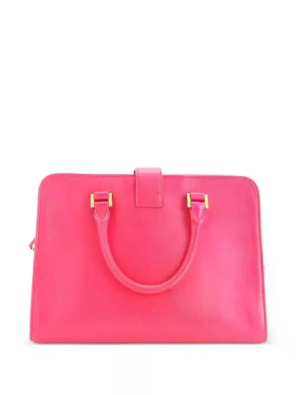 Saint Laurent Monogram Cabas Satchel - Pink
