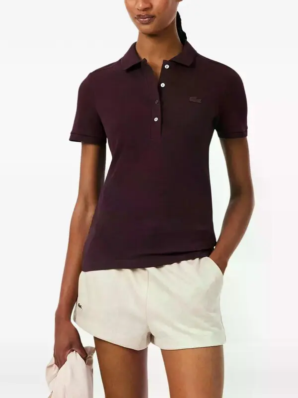 Lacoste L.12.d Logo-patch Polo Shirt - Red