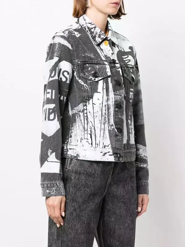 Off-White X Pablo Tomek Printed Denim Jacket