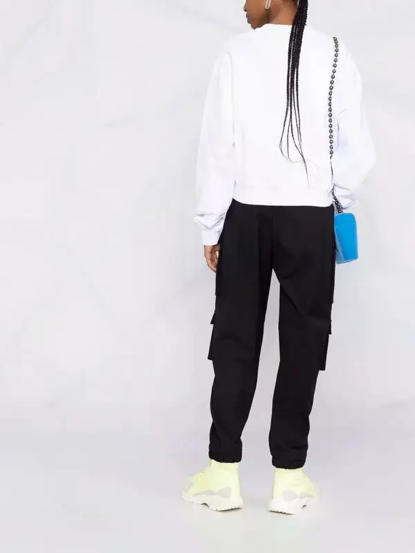 Off-White Off-stamp Cropped Sweatshirt