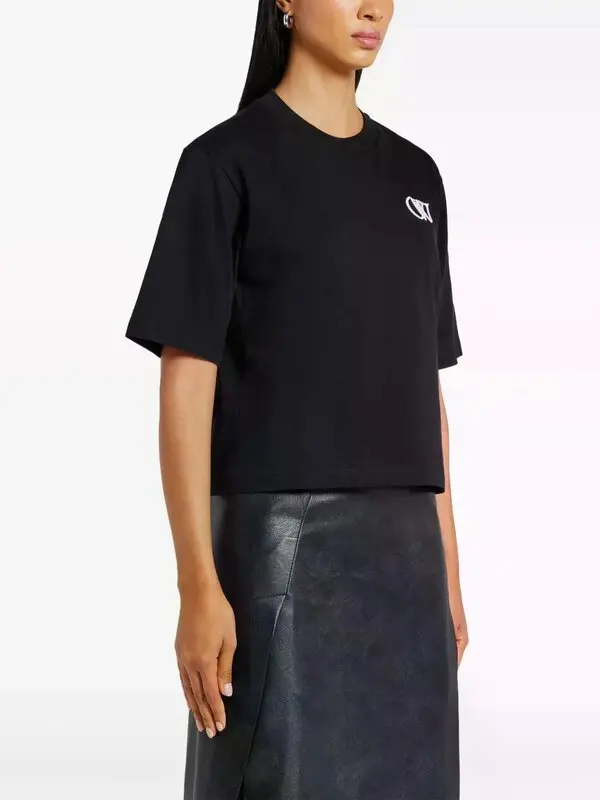 Off-White Off Stamp Crop T-shirt