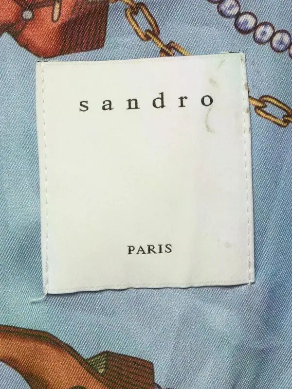 Sandro Chelan Striped Knit Cardigan