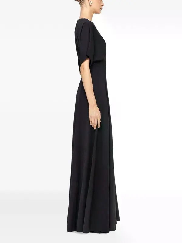 NISSA Crystal Details Maxi Dress