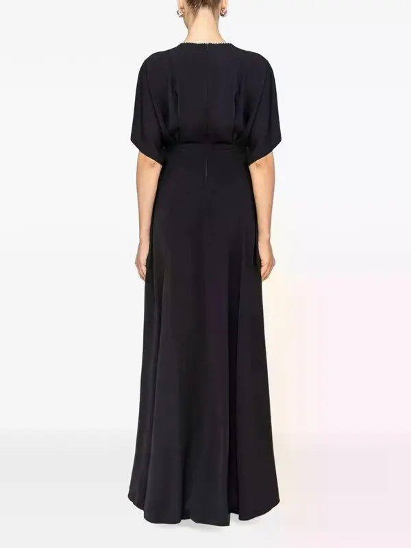 NISSA Crystal Details Maxi Dress
