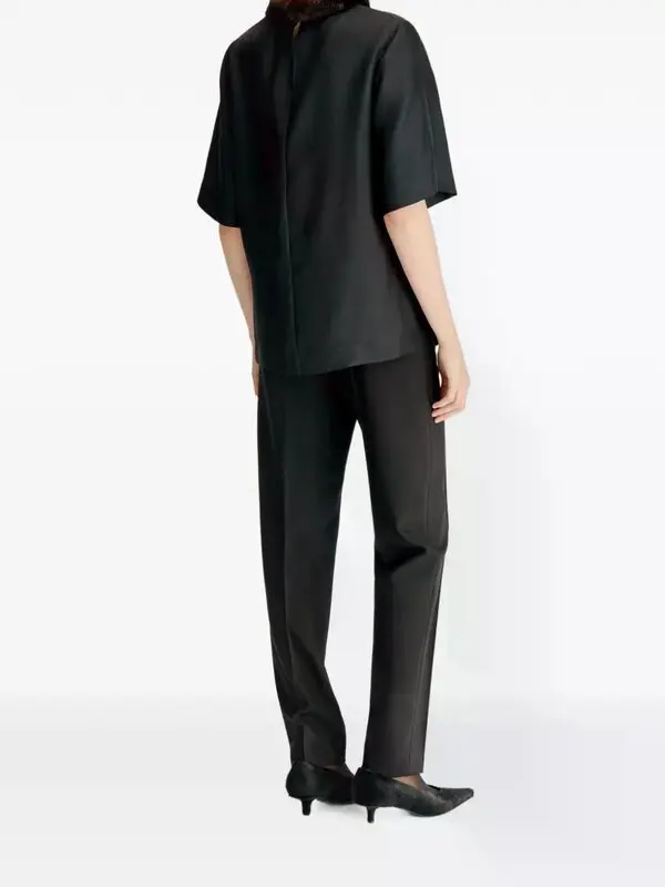 Loulou De Saison Faux-fur Trimmed Blouse