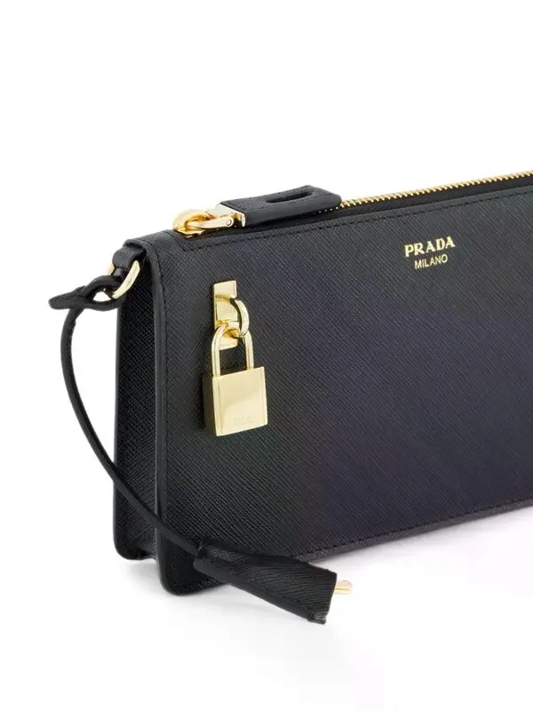 Prada Saffiano Leather Smartphone Pouch