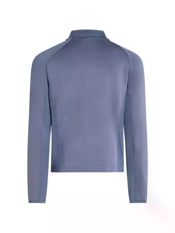 Guess Ryota Logo-print Zip-up Sweatshirt - Blue