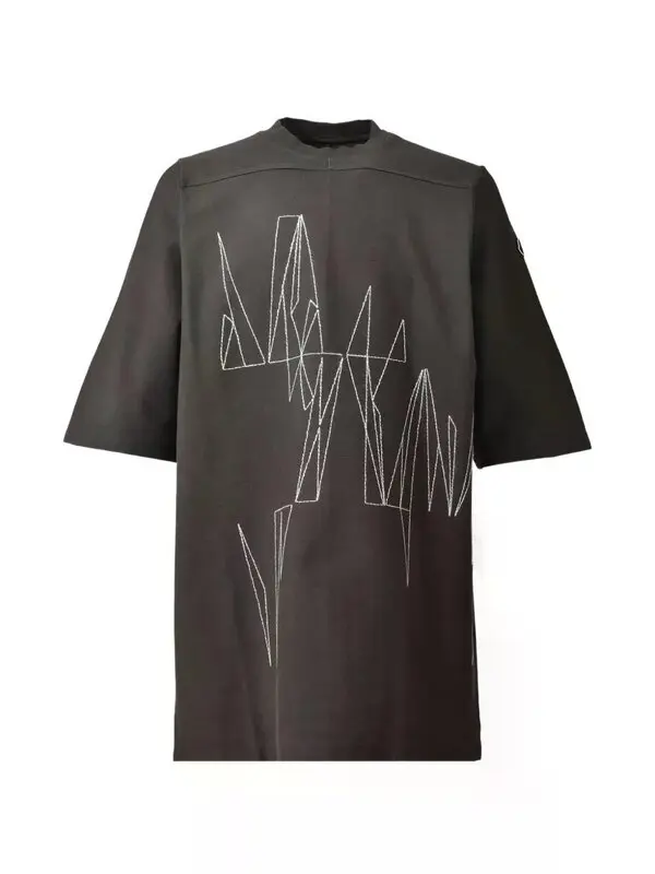 Moncler Cotton Oversized T-shirt - Grey