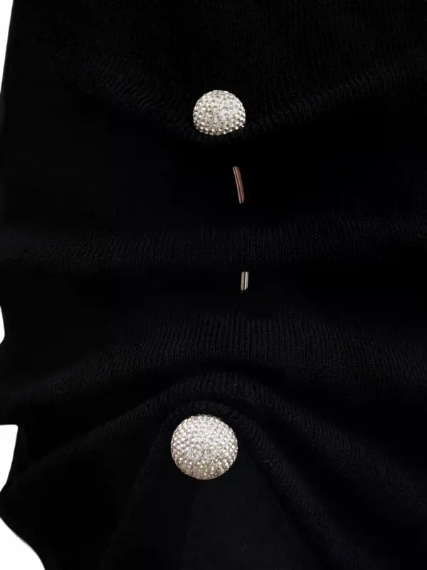 Giuseppe Di Morabito Crystal-embellished Ruched Dress