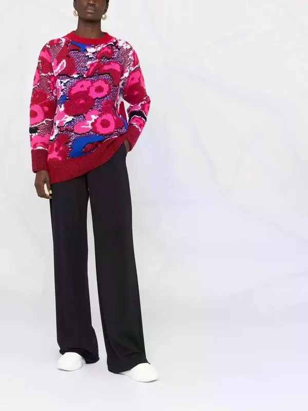 Stella McCartney Patterned Intarsia-knit Jumper