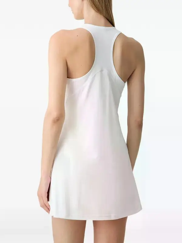 Adidas Club Tennis Racer-back Logo-print Mini Dress - White