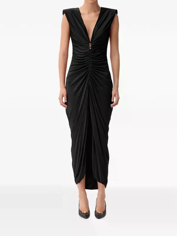 Versace Viscose-jersey Gown - Black