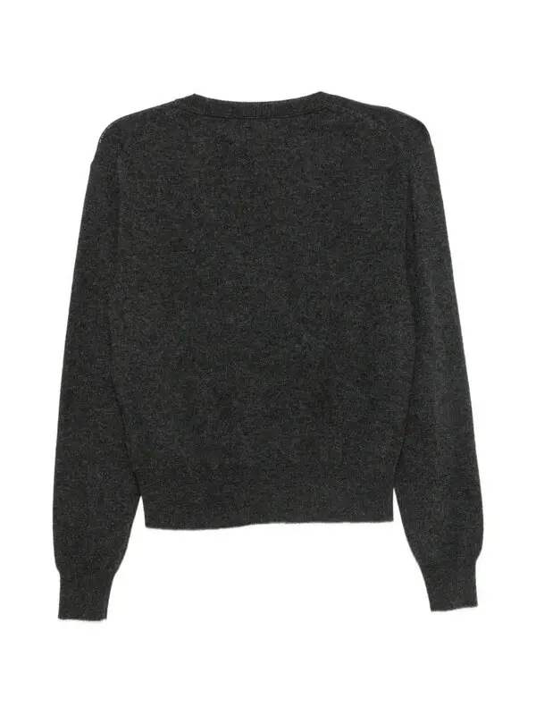 LISA YANG Greer Crew-neck Ribbed-trim Sweater