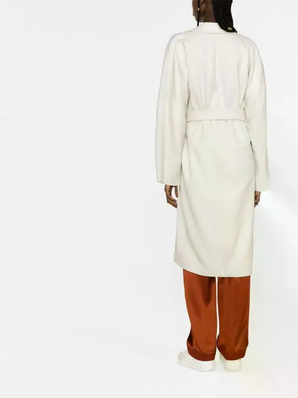 Stella McCartney Wool Double-breasted Belted Coat