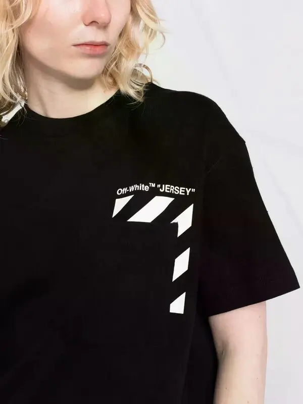Off-White Jersey' Print Short-sleeve T-shirt