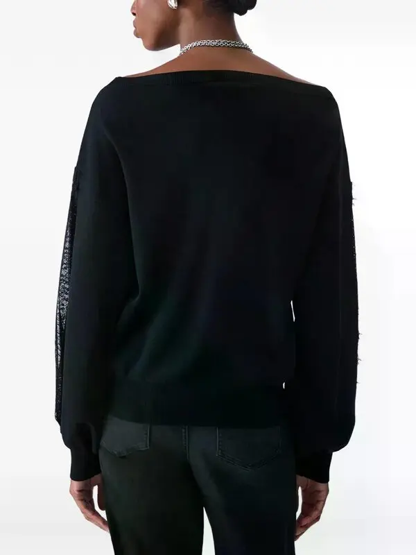 Liu Jo Sweater With Lace Inserts