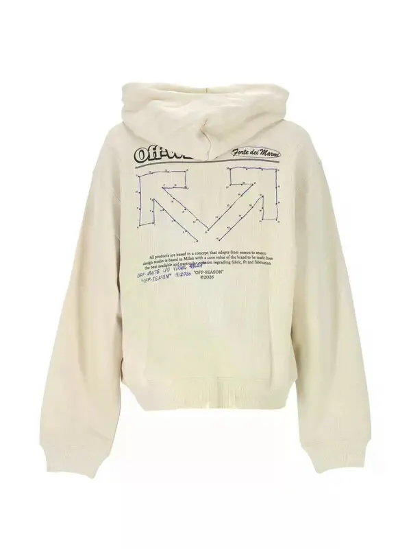 Off-White Graphic-print Drawstring Hoodie