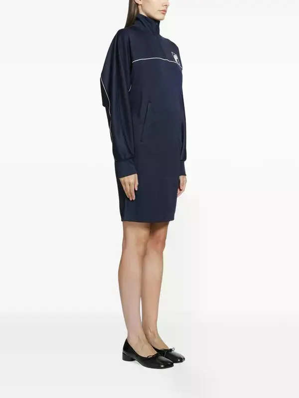 MAISON MARGIELA Piped Logo-print Mini Dress