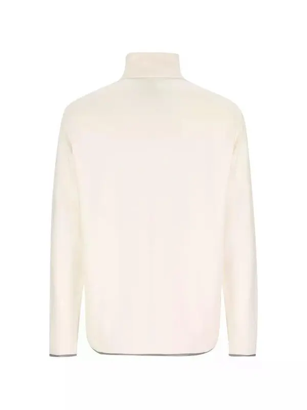 Brunello Cucinelli Embroidered Half-zip Sweatshirt