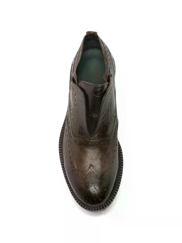 LEQARANT Brogue Leather Loafers