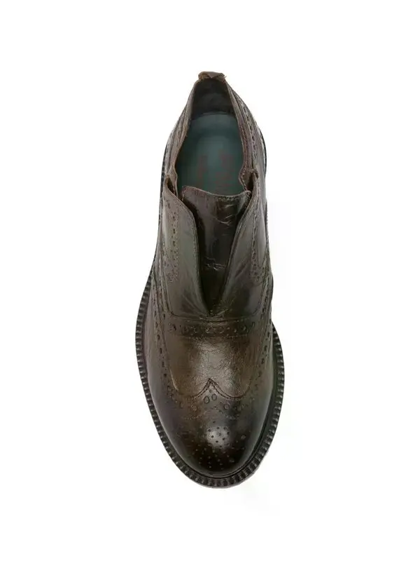 LEQARANT Brogue Leather Loafers