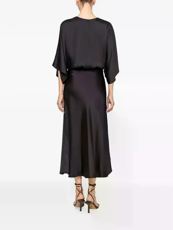 NISSA Satin Midi Dress