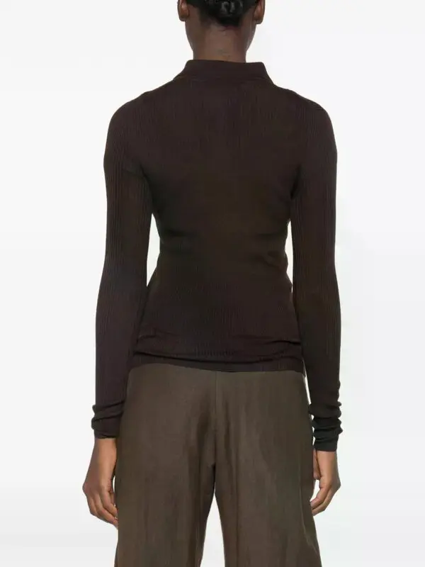 JCSOPHIE Pisa Ribbed-knit Polo
