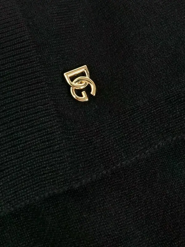 Dolce & Gabbana Dg Logo Cashmere Scarf