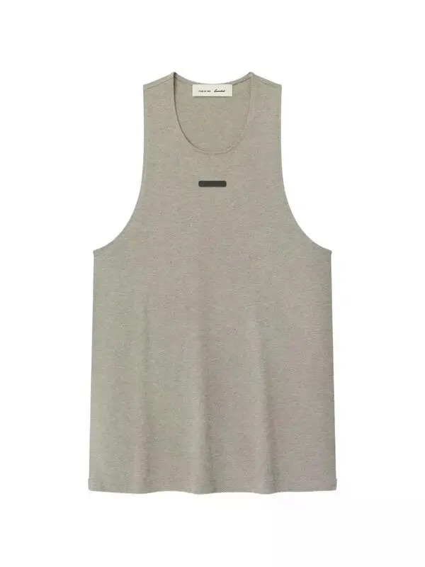 Fear Of God Essentials Logo-patch Vest - Grey