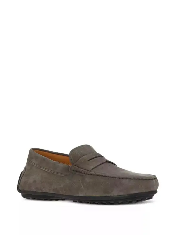 TOD'S City Gommino Suede Loafers - Grey