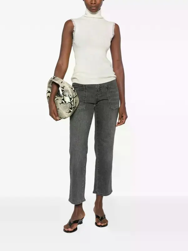 FIVE JEANS Patch-pocket Straight-leg Jeans