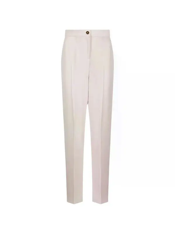 Marina Rinaldi Pressed-crease Tailored Trousers - Neutrals