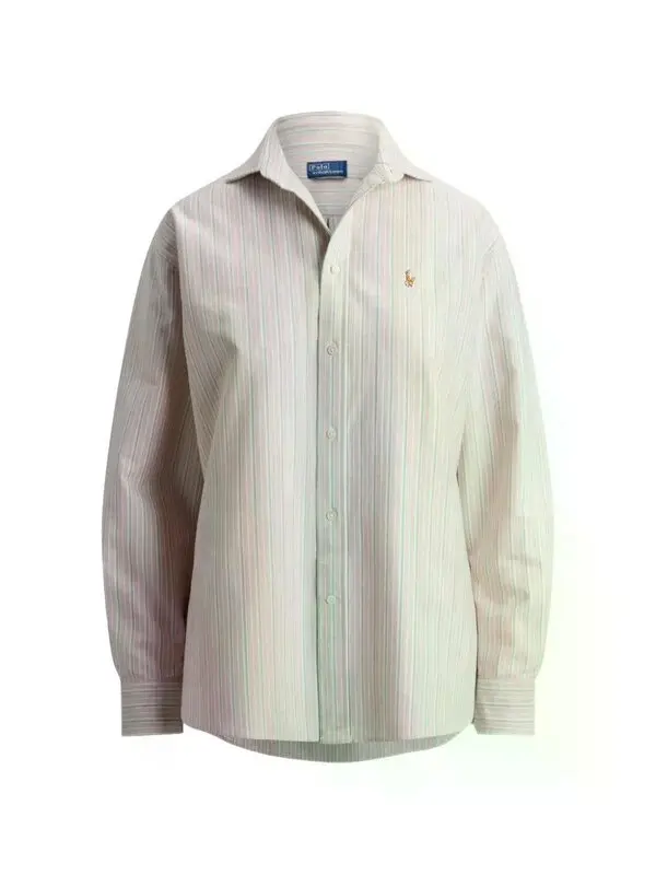 Polo Ralph Lauren Relaxed Fit Cotton Oxford Shirt - Neutrals