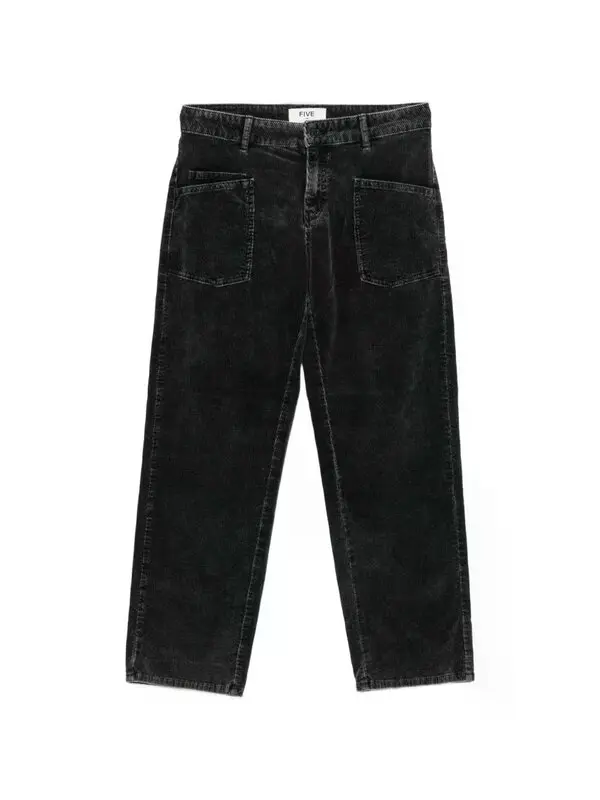 FIVE JEANS Wlya Corduroy Patch-pocket Trousers