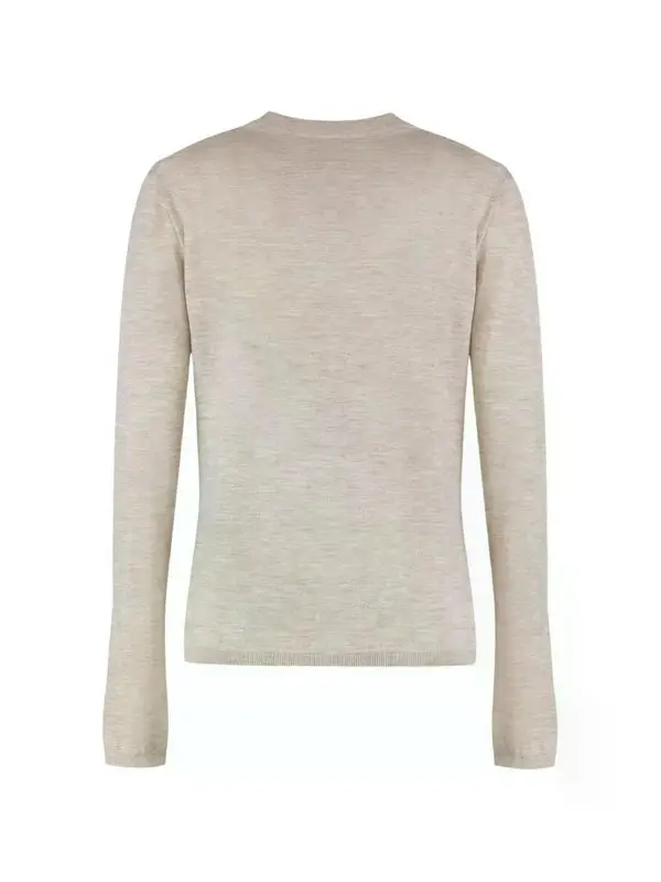 Max Mara Fine-knit Long-sleeve Wool Top