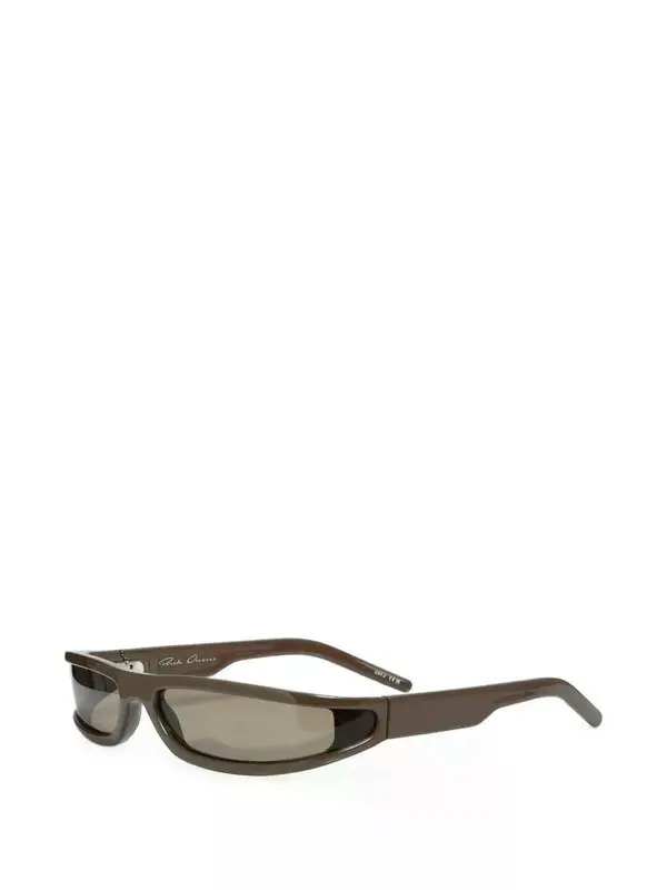 Rick Owens Fog Rectangle-frame Sunglasses