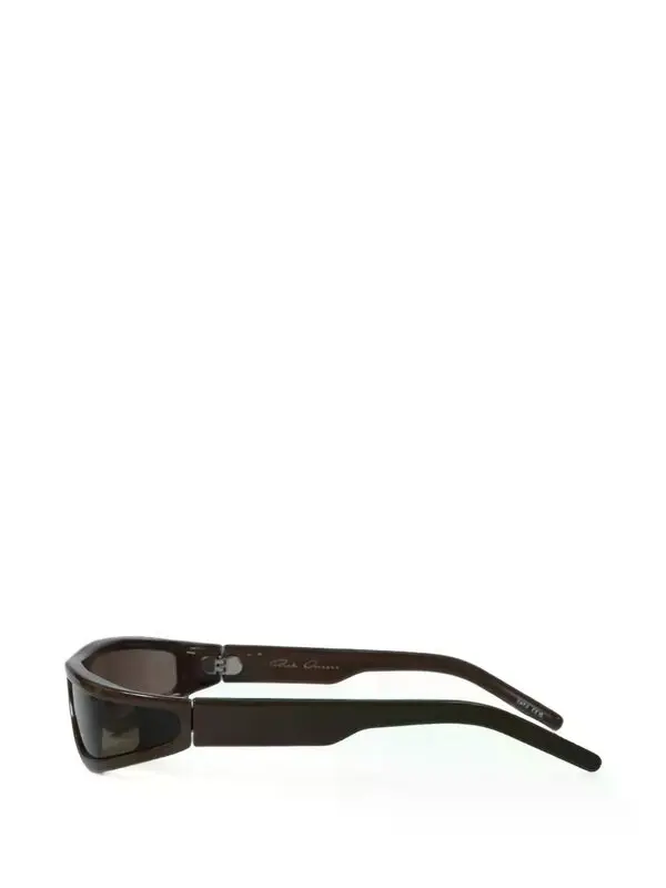 Rick Owens Fog Rectangle-frame Sunglasses