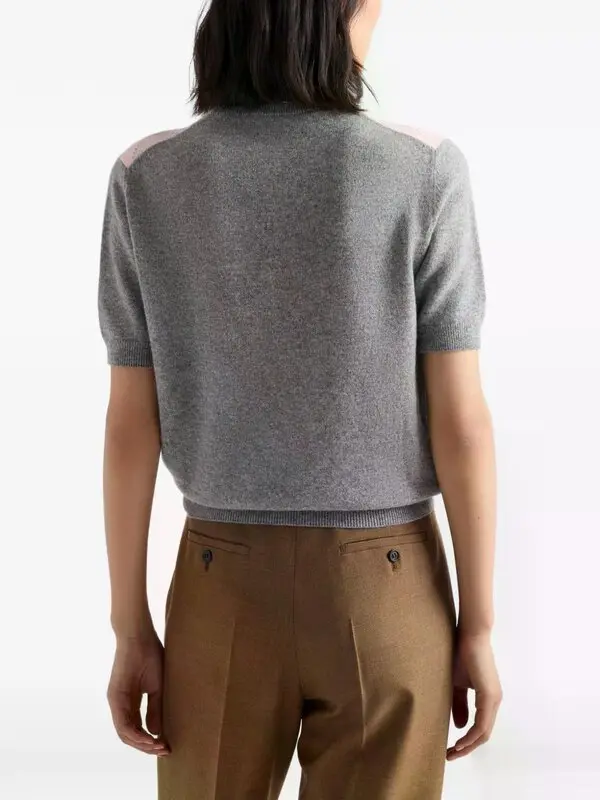 Prada Argyle Cashmere Sweater