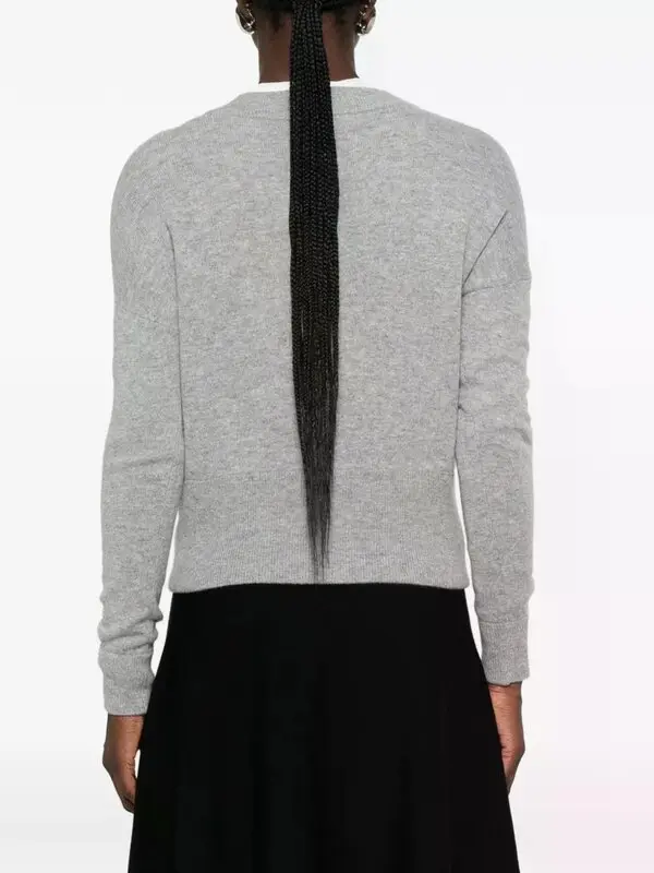 LE PETIT PULLE Button-up Crew-neck Cardigan