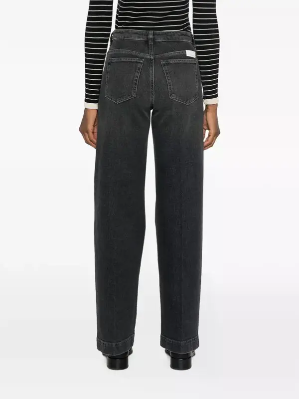NINE:INTHE:MORNING Faded Wide-leg Jeans - Grey