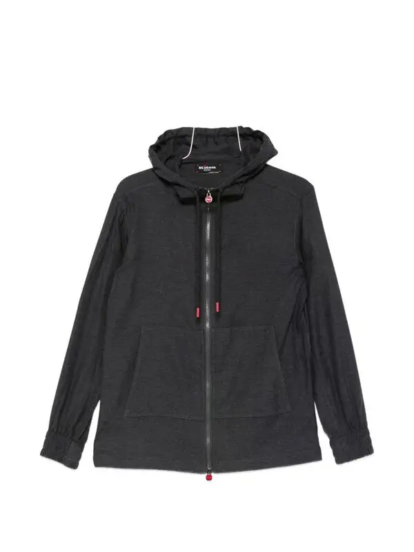 Kiton Zip-up Hoodie - Grey