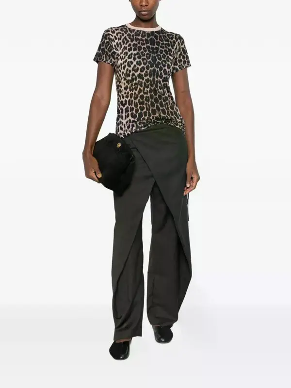 BASERANGE Leopard-print T-shirt